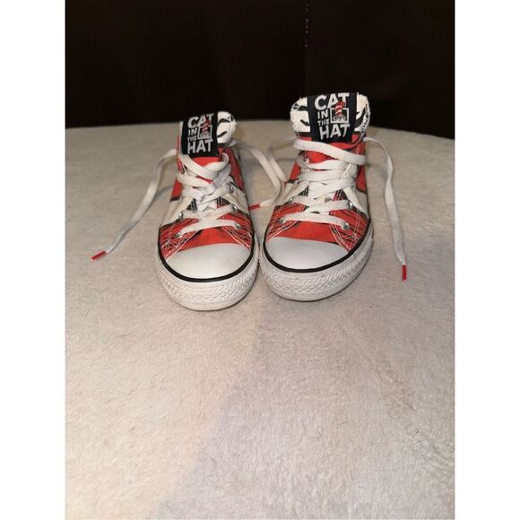 Converse | Shoes | Converselow Top Rare Print Cat In The Hat Sneakers 3 ...